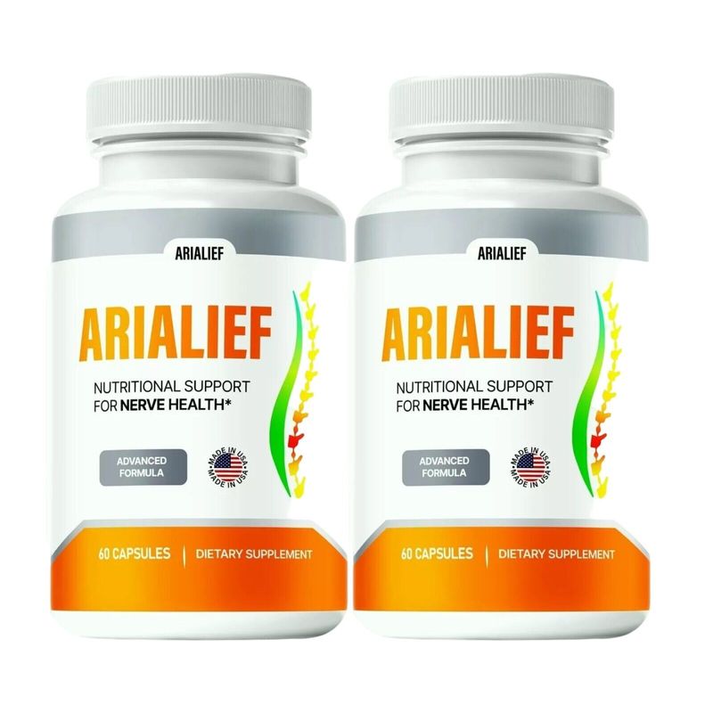 2-Pack Arialief Sciatic Relief Capsules Aria Lief Capsules - 120 ...