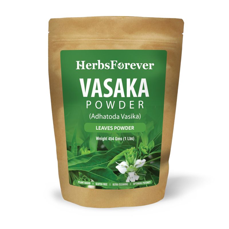HerbsForever Vasaka Powder | Justicia Adhatoda | Supports Respiratory ...