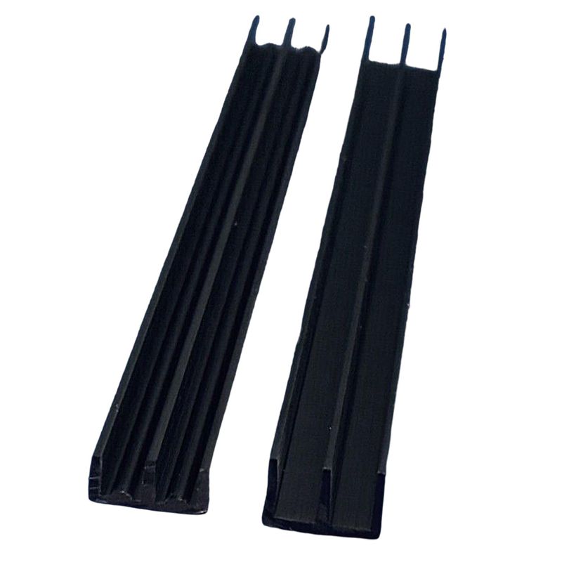 2.44M (8ft) long Vivarium Glass Runners Track, Double Channel 4mm, 6mm ...