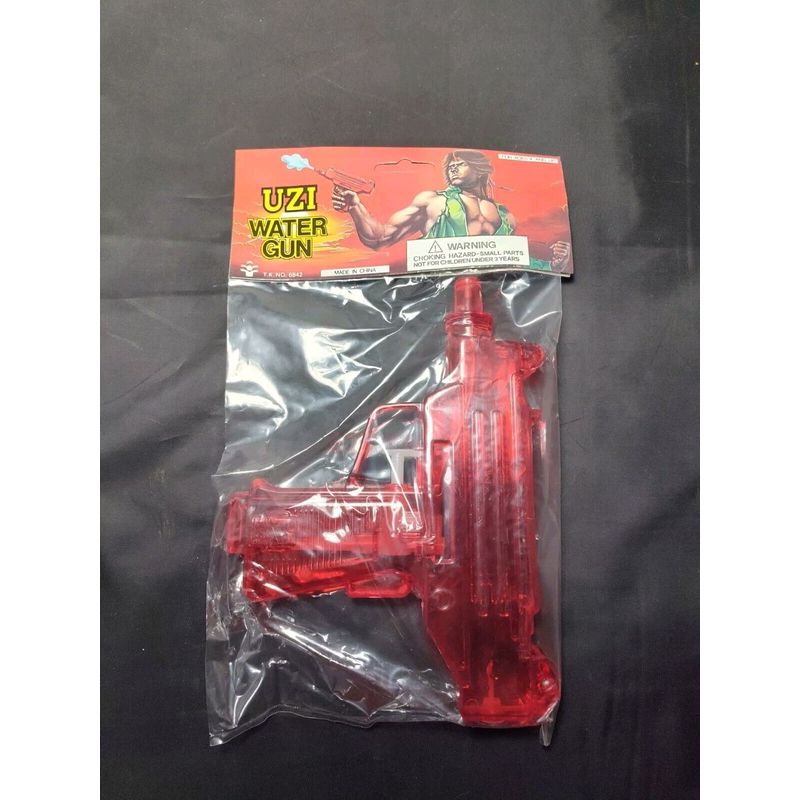 UZI Water gun Red / Vintage water gun New in Package! - Online ...
