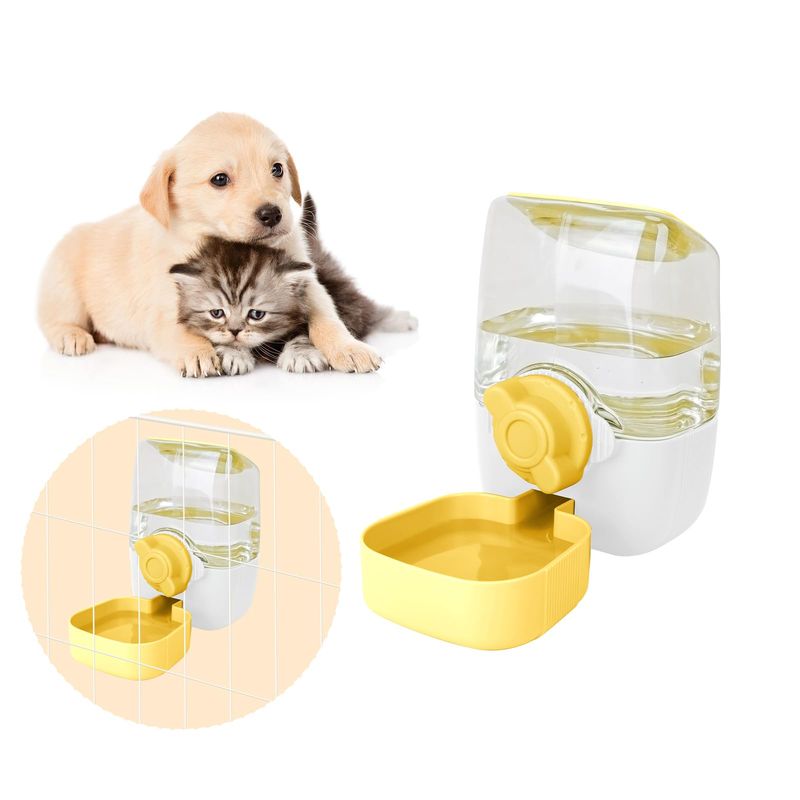 Automatic Replenish Pet Waterer, 1L Capacity Auto Siphon Gravity Cage ...