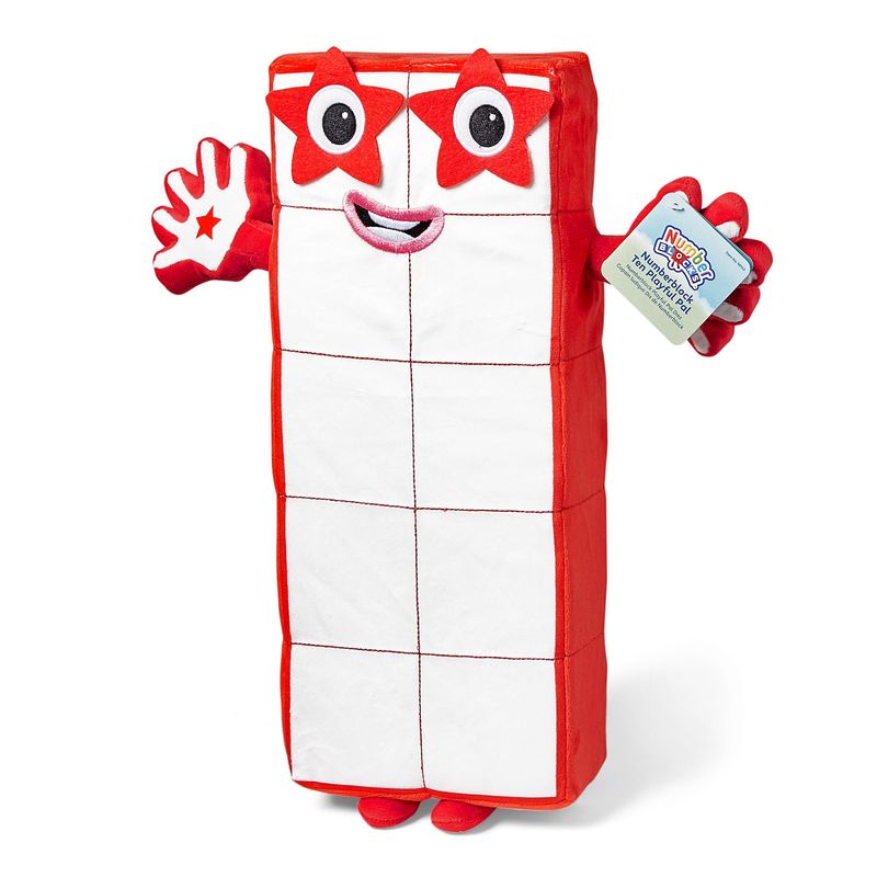 hand2mind Numberblock Ten Playful Pal, Plush Figure Toys, Numbers for ...