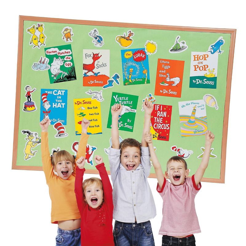 Fun Express Dr. Seuss Favorite Books Mini Bulletin Board Set - 33 ...