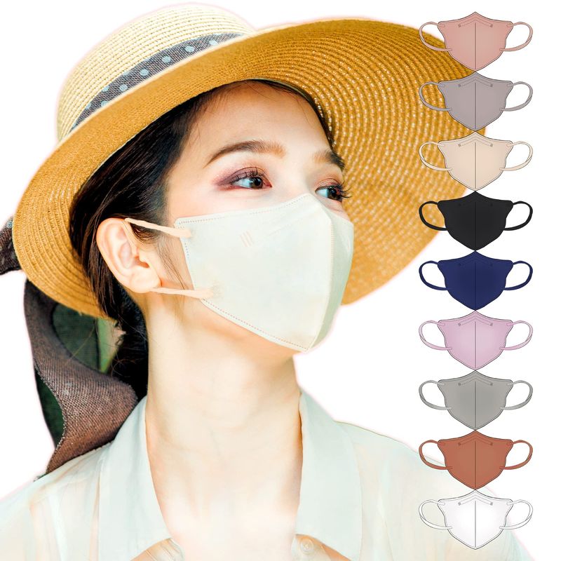 SIMPLE SMILE 3D Mask, 3D Mask, Non-woven Fabric Blood Color Mask, 3D ...