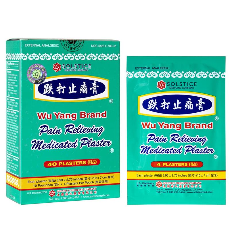 Wu Yang Pain Relieving Medicated Plaster External Analgesic by Solstice ...