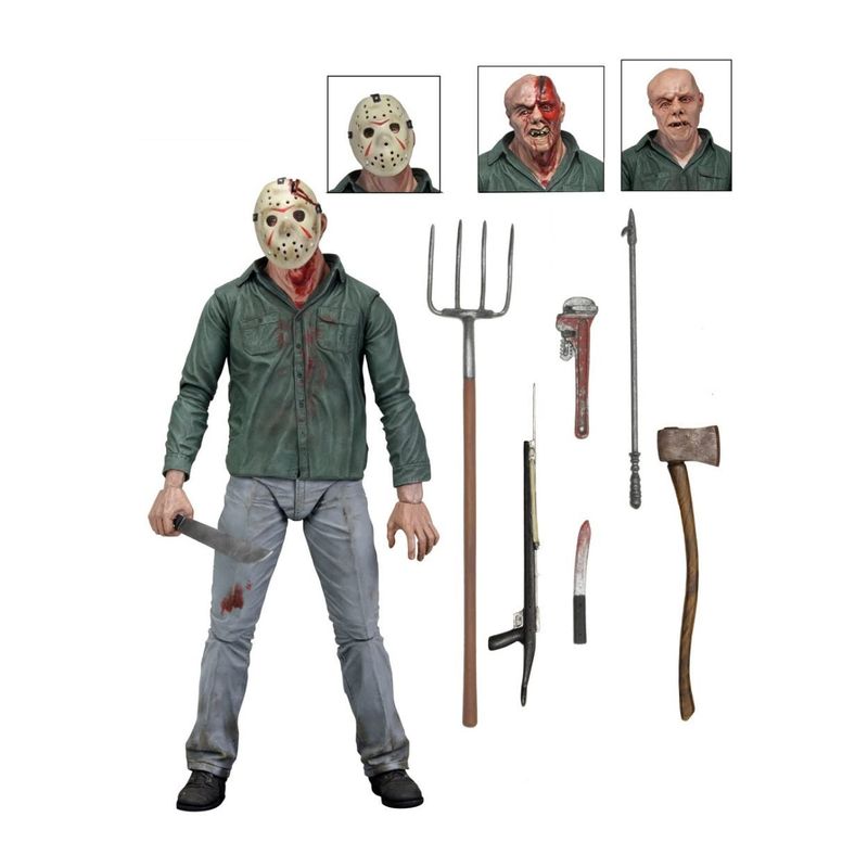 NECA Friday The 13th Scale Ultimate Part 3 Jason 7-inch Action Figure ...