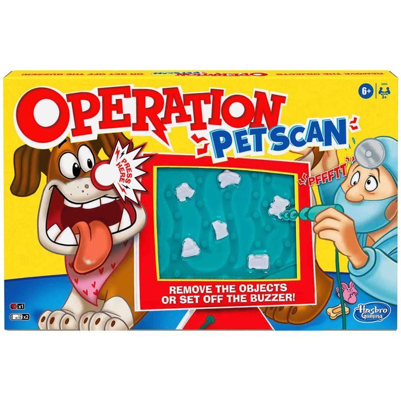 Operation Pet Scan Board Game for 2 or More Players, Kids Ages 6 and Up ...
