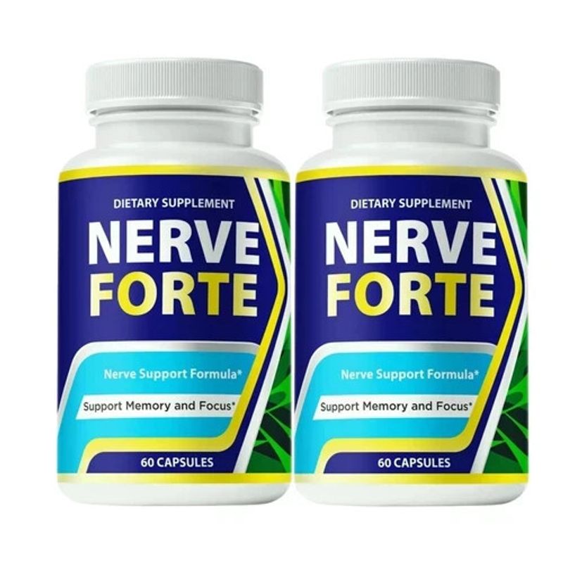 2-Pack Nerve Forte Capsules, NerveForte to Support Nerve Health - 120 ...