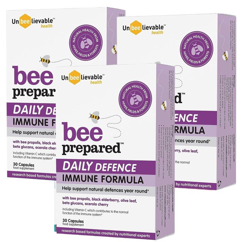 Unbeelievable Health Bee Prepared Daily Defence Immune System Formula ...