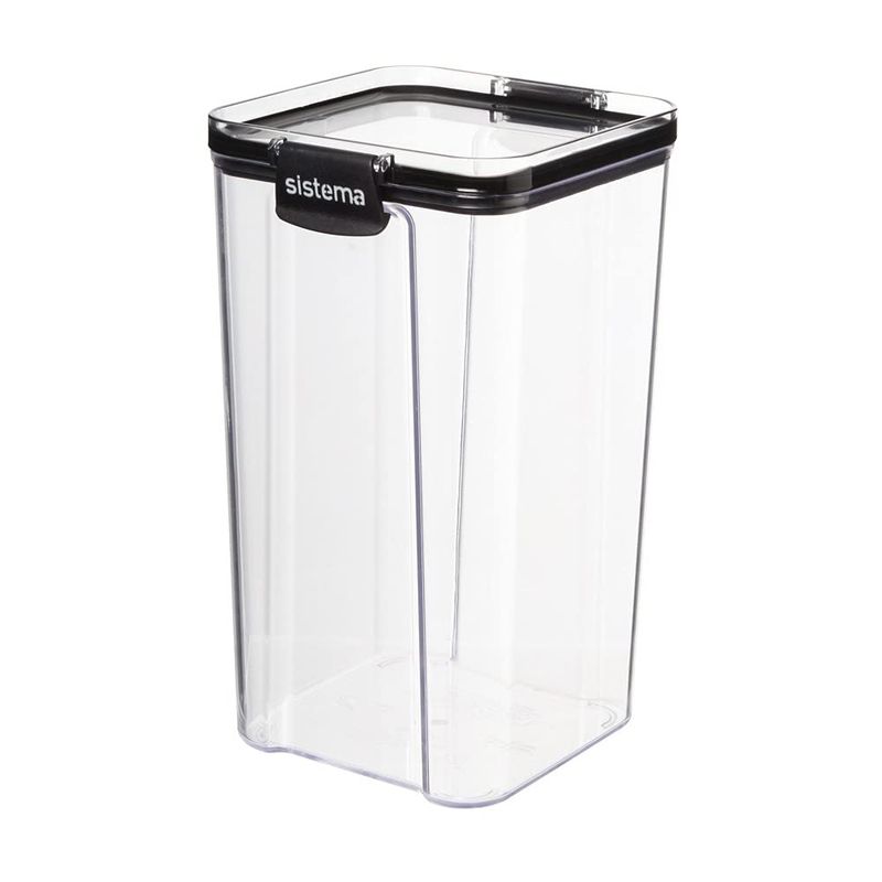 Sistema Containers (2 Pack) Stackable Meal Prep Containers Reusable ...