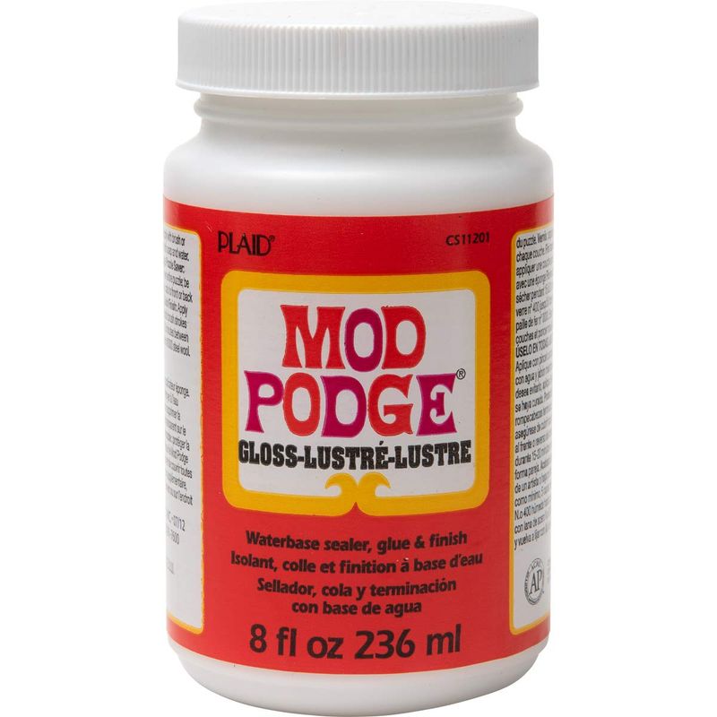 Mod Podge Gloss Sealer, Glue & Finish: All-in-One Craft Solution- Quick ...
