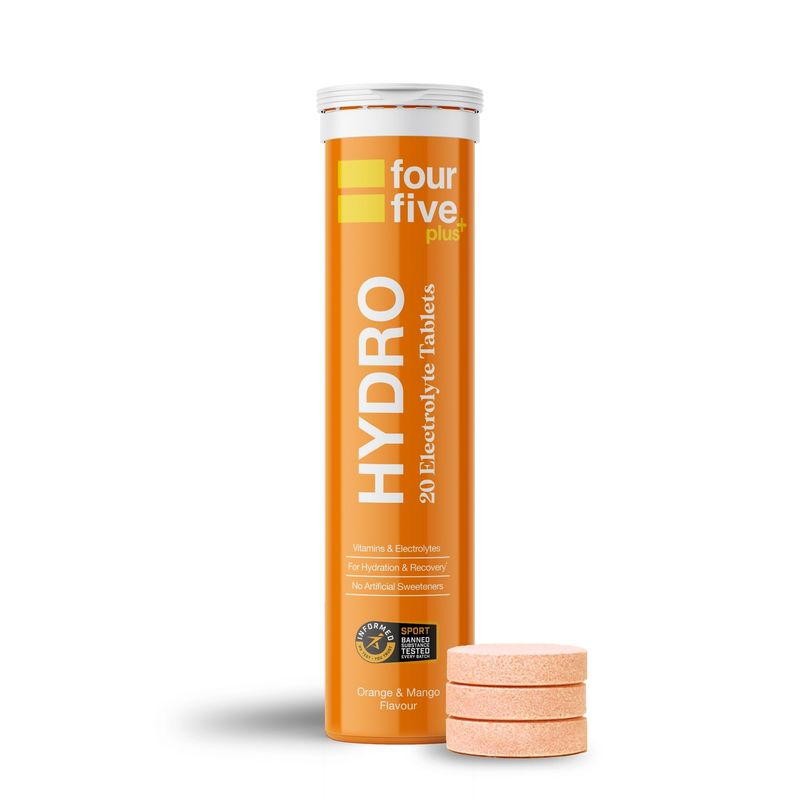 fourfive Hydration Tablets (Orange & Mango) Low Calorie Vitamin ...