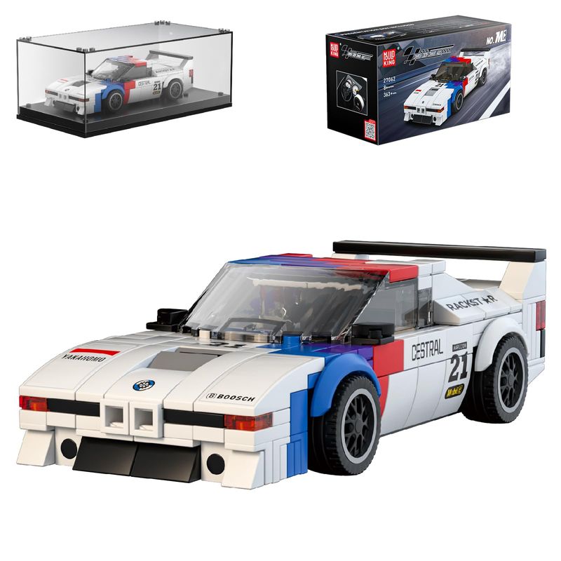 Mould King Car Speed Champion M1 Models Building Sets with Display Case ...