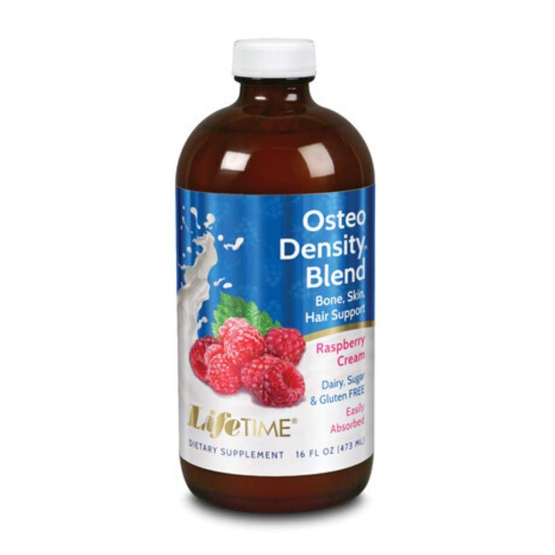 LIFETIME Osteo Density Blend, Liquid, Raspberry (Btl-Glass) | 16oz ...