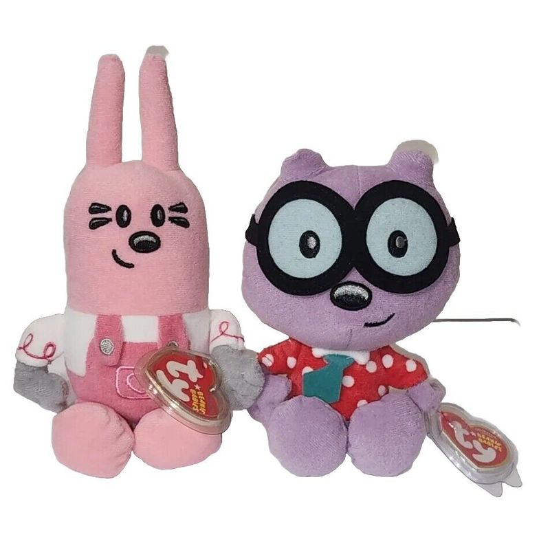 Ty Beanie Baby WIDGET & WALDEN (WOW WOW WUBBZY) NEW MWMTs Plush Stuffed ...