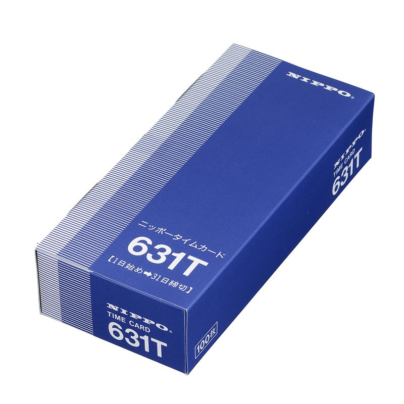 Nippo Time Card for NTR-2500, 2700 631T (End of Month) - Online ...