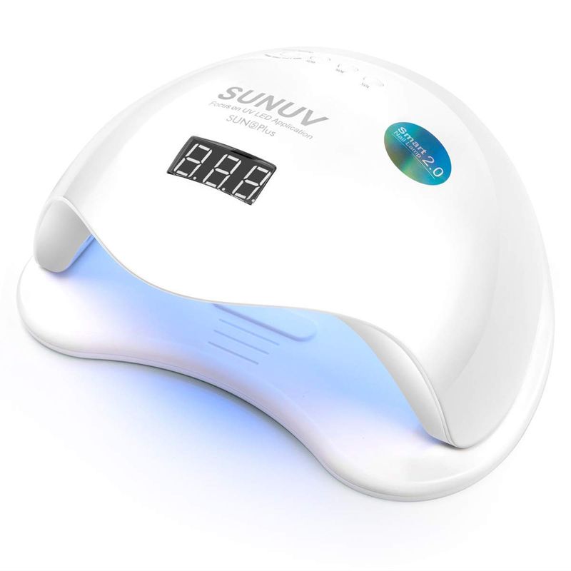 SUNUV UV LED Nail Lamp, UV LED Nail Polish Dryer Professional Gel Machine for Manicure and ...