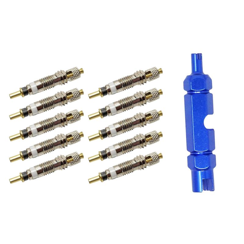 Laxzo ® 10pcs Presta Valve Cores, Replacement Bicycle Presta Valve Core ...