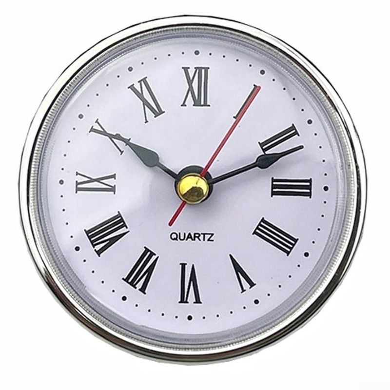 Clock Insert Replacement 65MM Diameter DIY Clock Repair Roman Numbers ...