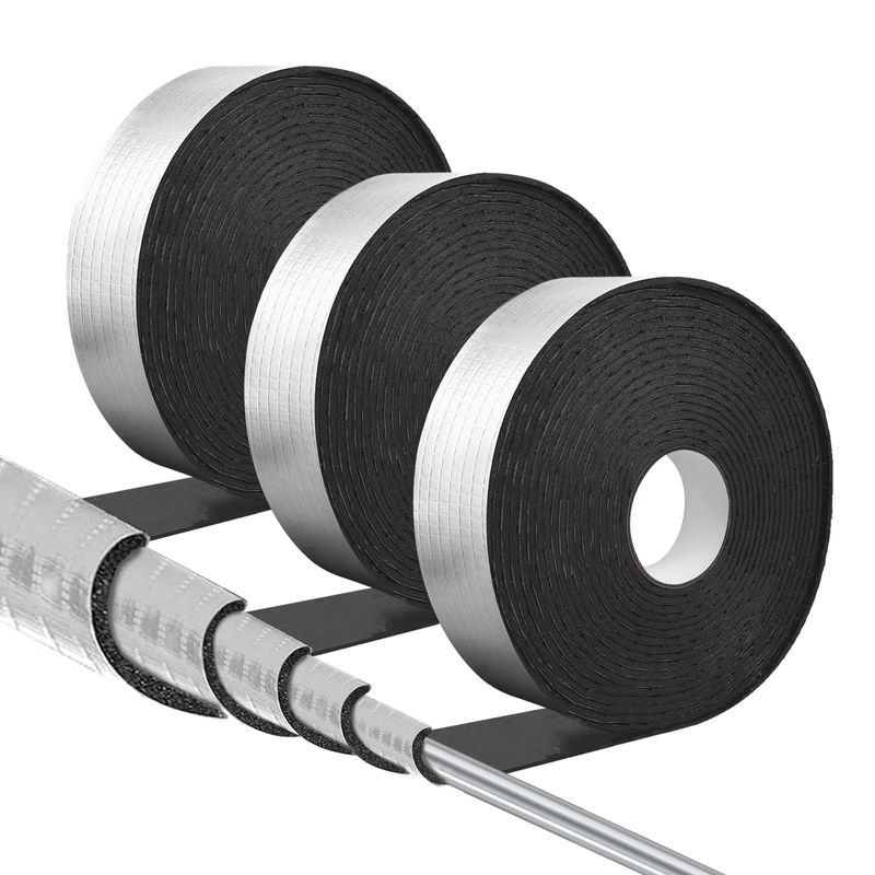 DGSL Pipe Insulation Wrap, 2" Wide X 99 Ft (3 Roll) Pipe Insulation ...