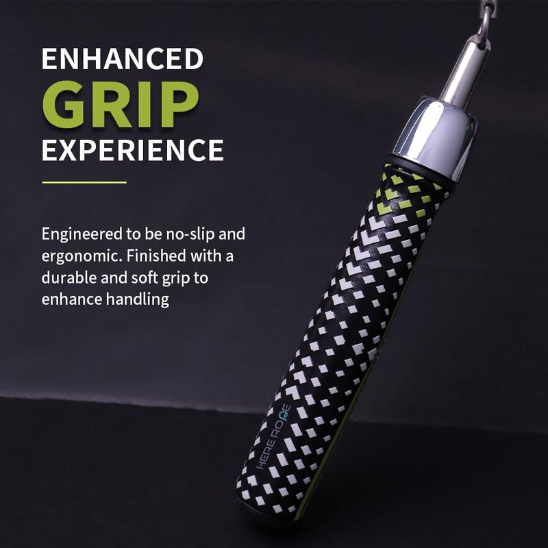 HEREROPE 1/4LB Weighted Jump Rope for Speed, Cardio, Boxing & Workout ...