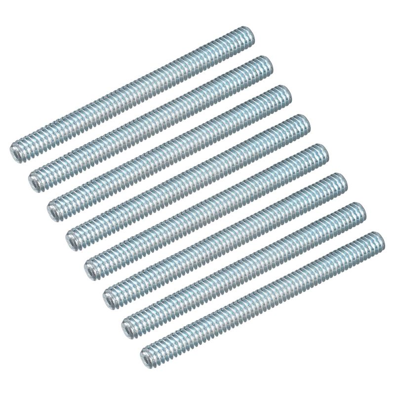 sourcing map 8Pcs 1/4"-20x3"Fully Threaded Rods, Thread Bar Studs ...