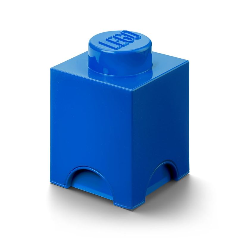 LEGO Storage Brick 1 Knob Blue, Stackable Storage Box, 1.2l – LEGO ...
