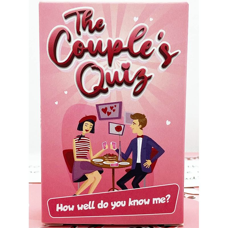 cardly Romantic Fun Couples Quiz Game, Conversation Starters for Great ...