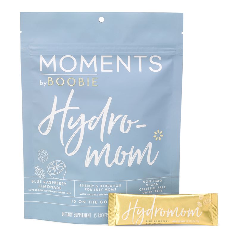 Boobie Hydromom Electrolyte Drink Mix for Moms, Organic Hydration ...