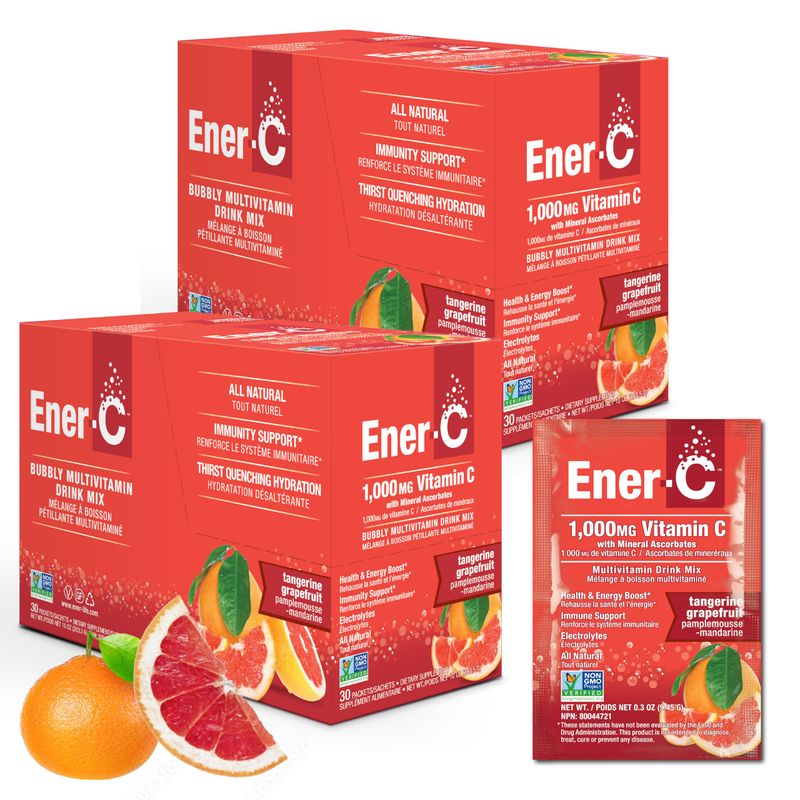 Ener-C - Vitamin C Immune Support, 1000mg Vitamin C Effervescent ...