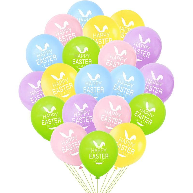 Happy Easter Balloons - 20Pcs Happy Easter Decorations Balloons, 5 ...