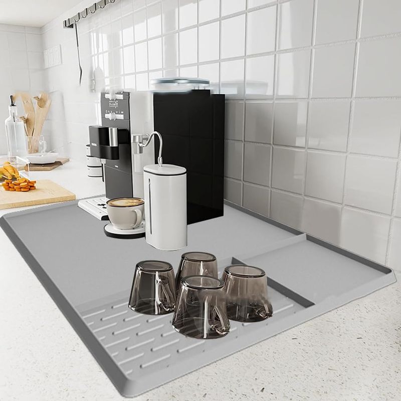 Hosoncovy Coffee Machine Mat Silicone Mat Under Coffee Machines ...