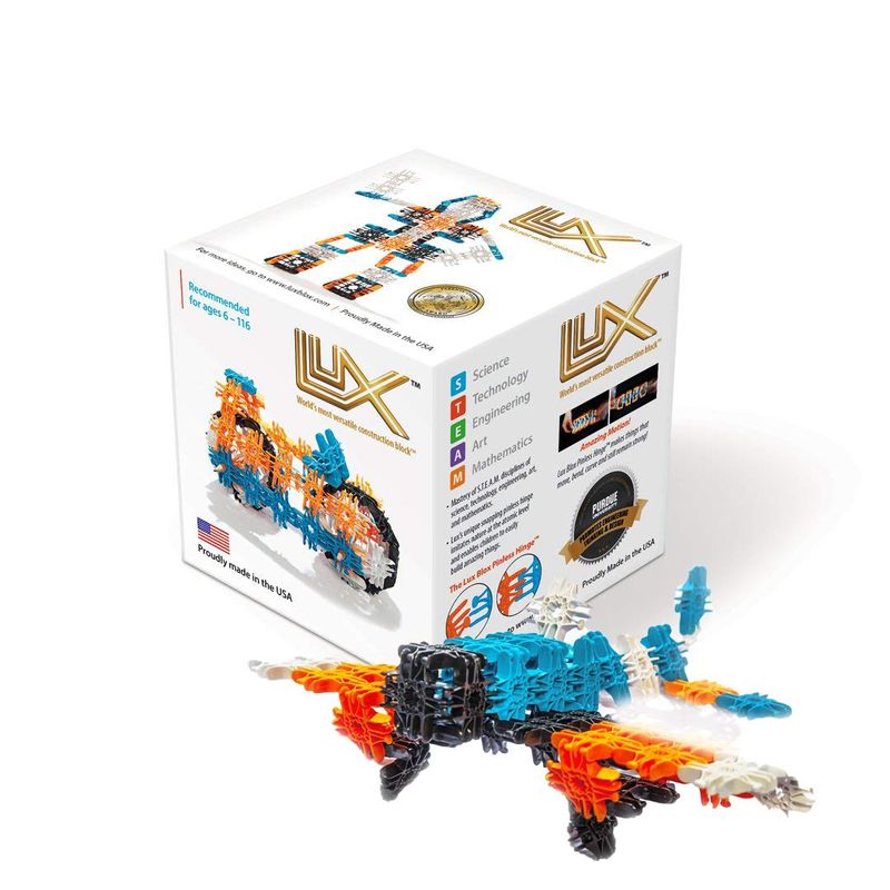 Lux Blox Mini Freestyle Set 66 Pieces. STEM Kit for Kids Boys Girls ...