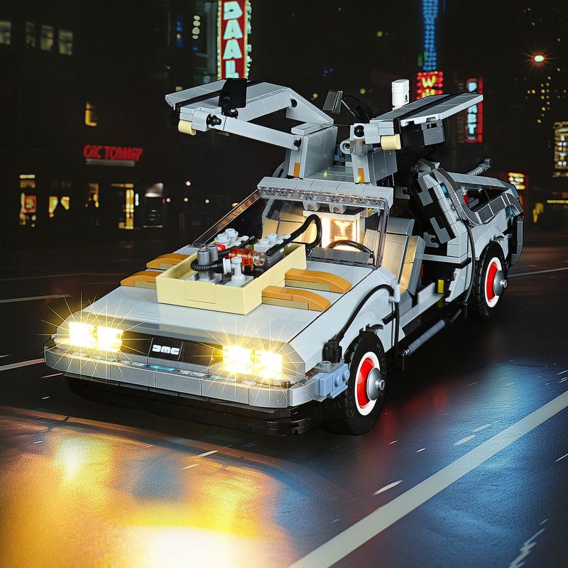 BRICKSHINING LED Lighting Compatible with Lego Back to The Future Time ...