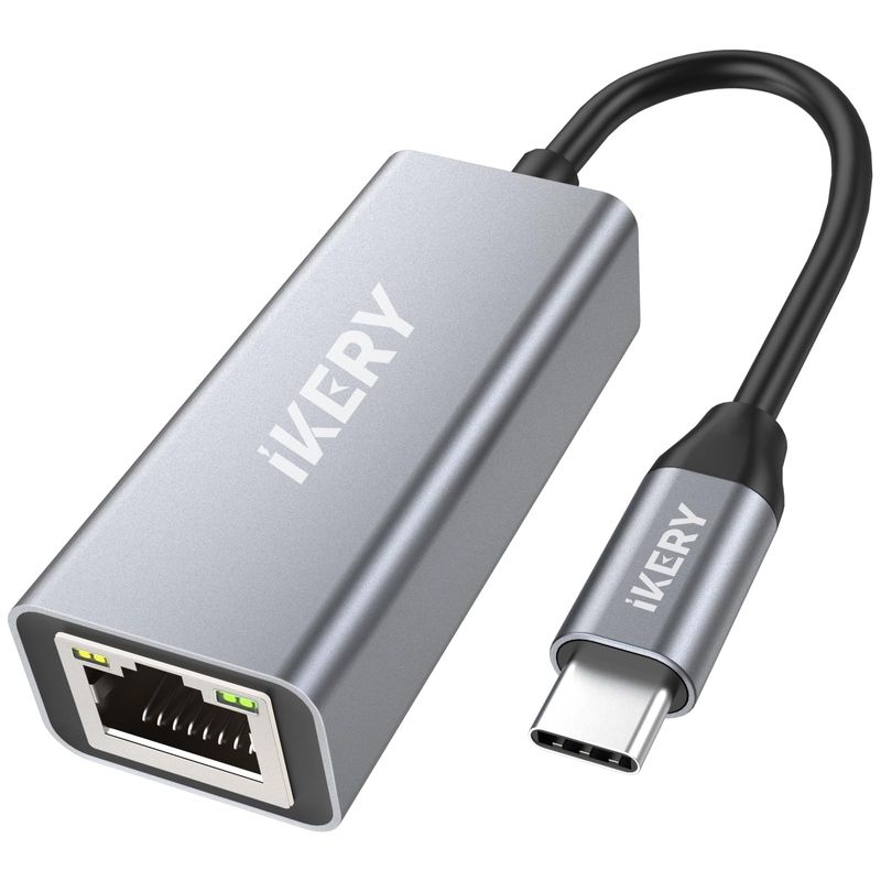 IKERY Wired LAN Adapter, USB-c Ethernet Adapter, Type-C LAN Adapter ...