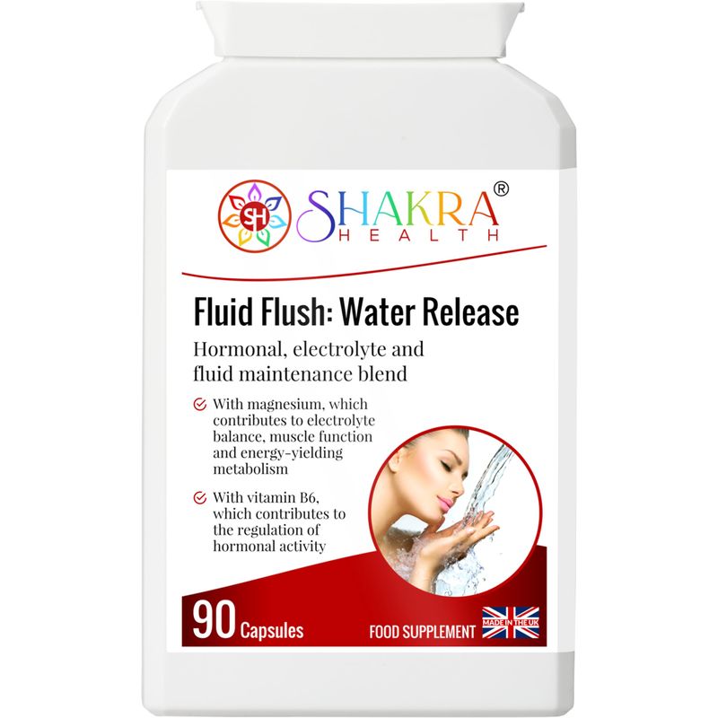Fluid Flush | Natural & Gentle Water Release Tablets, 90 Capsules ...