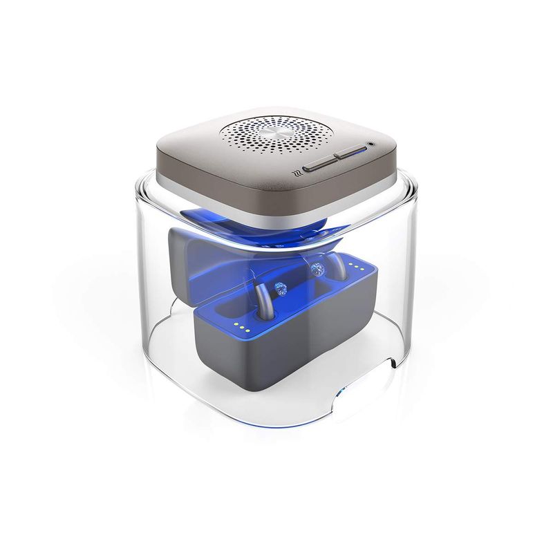 Dry-Cap UV 2® Dry Box for Rechargeable Hearing Aid Batteries - EveryMarket