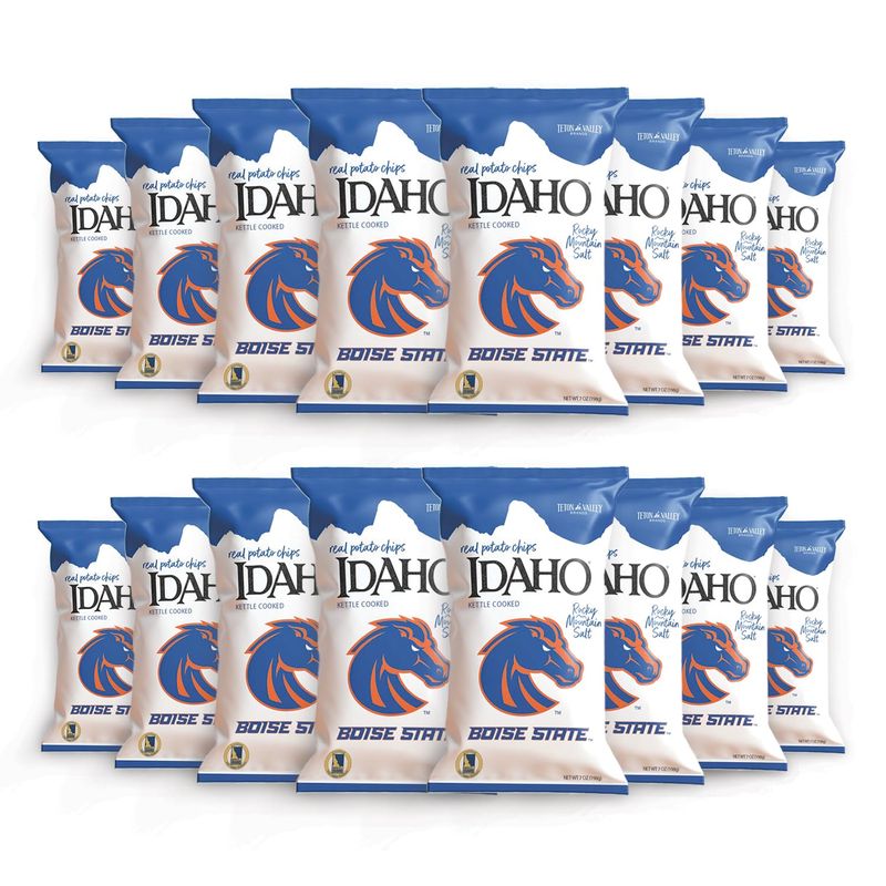 Idaho Kettle Cooked Potato Chips - Rocky Mountain Salt - 2 Oz (Pack of ...