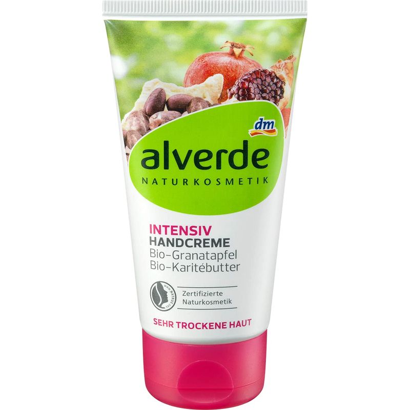 alverde Natural Cosmetics Hand Cream Intensive Pomegranate Karite ...