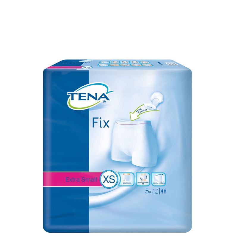 TENA 754033 Fix Premium Fixation Pant, 50 cm-60 cm Size, X-Small (Pack of 5) - Online ...