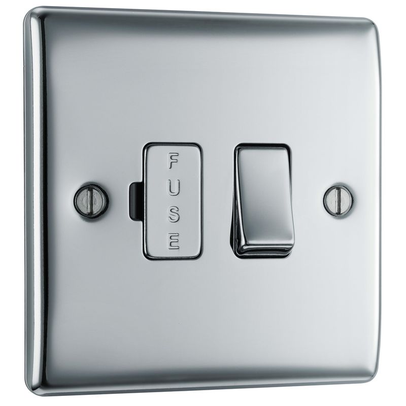 BG Electrical Switched Fused Connection Unit, Fused Spur Switch, Double ...