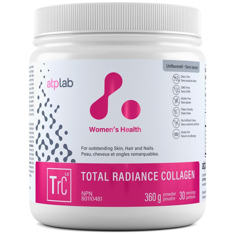 ATP LAB Total Radiance Collagen Powder, Unflavoured, 360g - Premium ...
