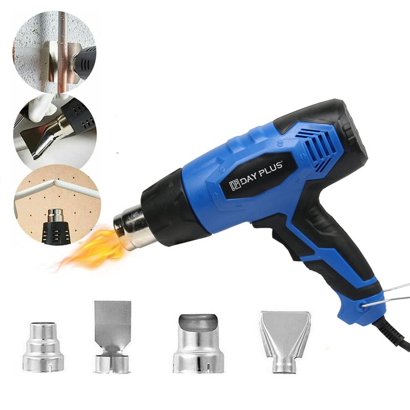 2000W Industrial Electric Hot Air Gun, Adjustable Temperatures Portable ...