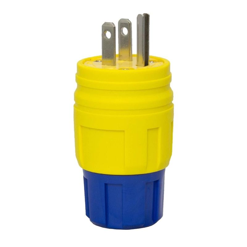 Ericson 1510-PW6P Plug, Perma-Tite, NEMA 5-15, 2 Pole/3 Wire Straight ...