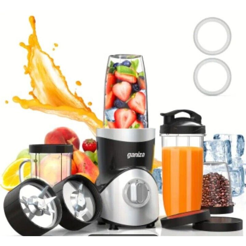 bullet blenderGaniza 15pcs Smoothie & Shake Blender Combo with Grinder ...