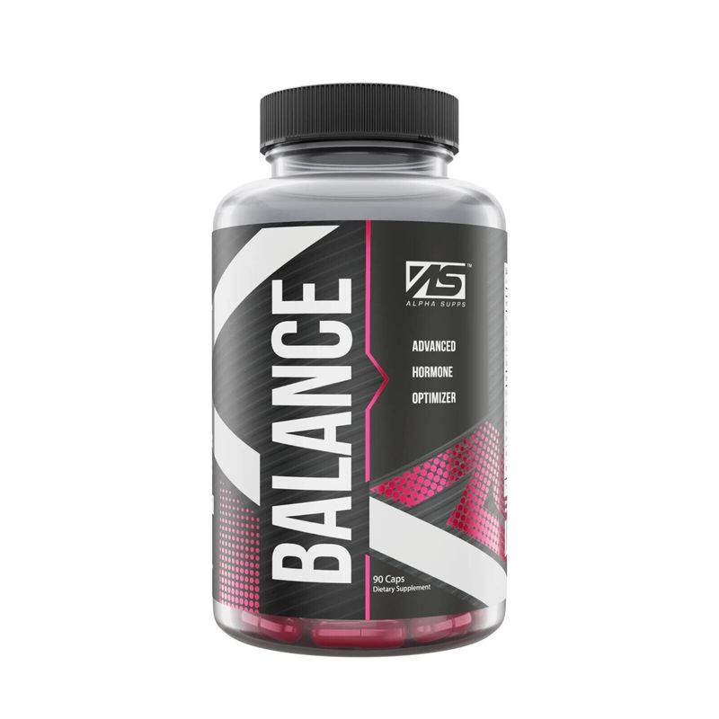 BALANCE BY ALPHA SUPPS Hormone Balancing PILLS 30CT LOWER CORTISOL ...