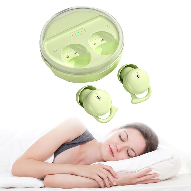 Xmenha Invisible Green Bluetooth Small Sleep Earbuds For Side Sleepers ...