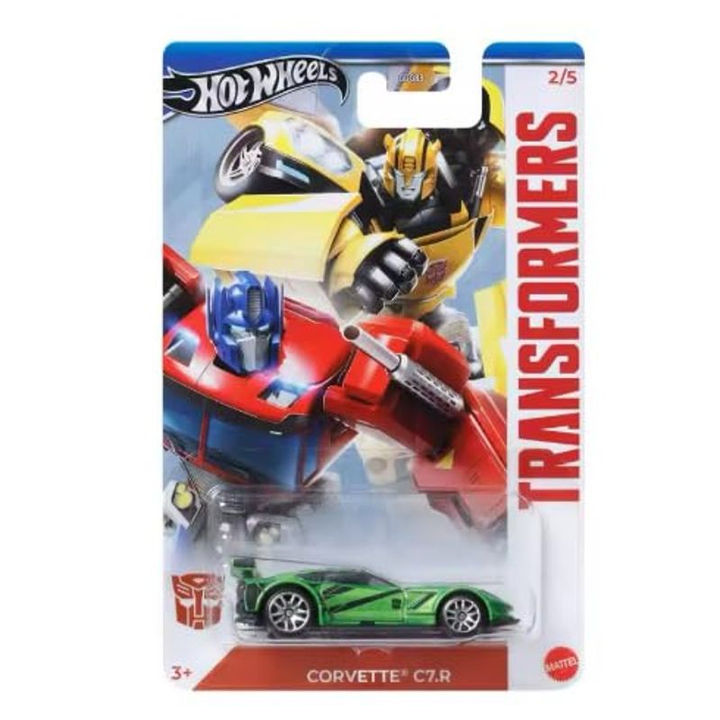 Hot Wheels Transformers Corvette C7.R Green 1:64 Scale Die-Cast - Online Marketplace - EveryMarket