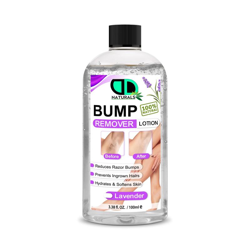 100% Natural Bump Remover Lotion Ingrown Hair Treatment | Reduces Razor ...