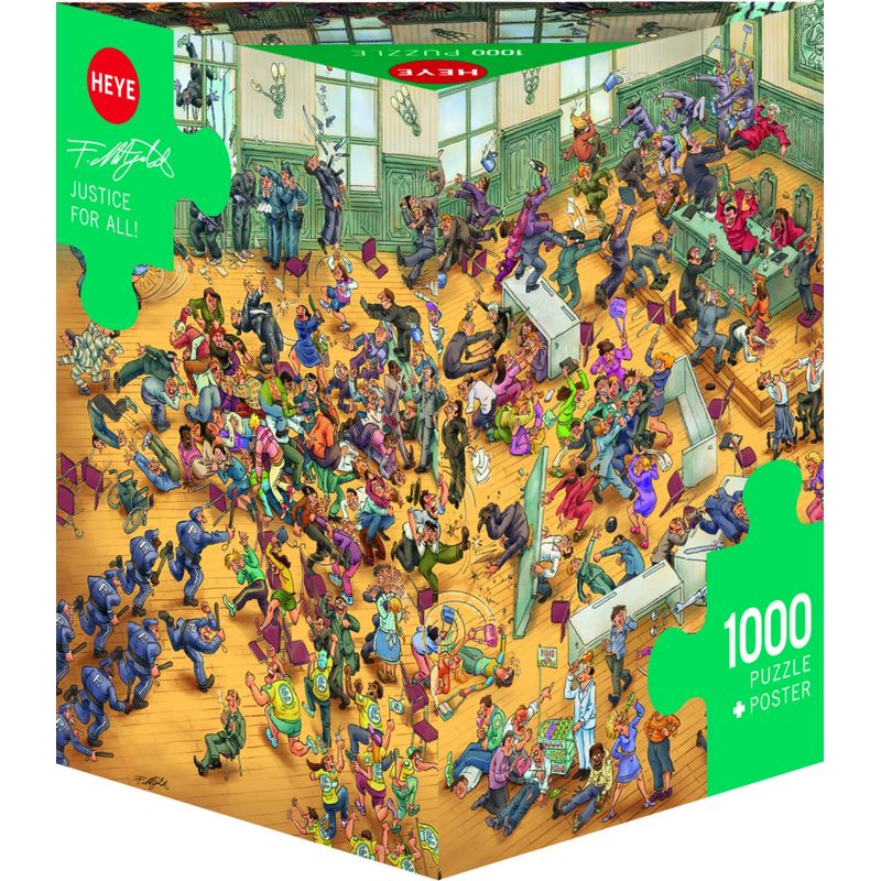 1000 Piece HEYE Puzzle Hay Puzzle Mitgutsch : Justice For All! 29.7 x ...